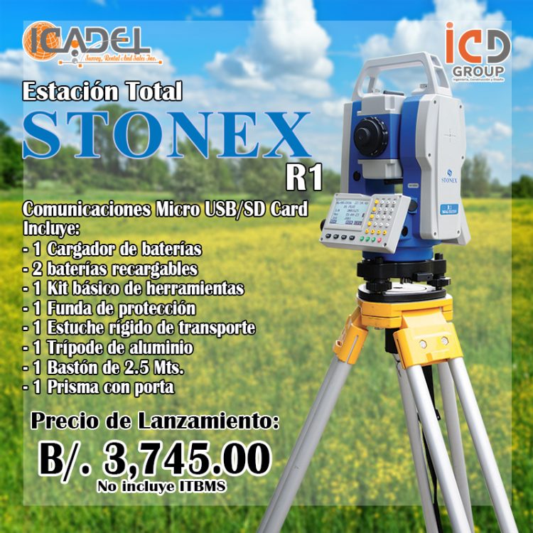 ESTACIÓN TOTAL STONEX R1 – ICADEL Survey